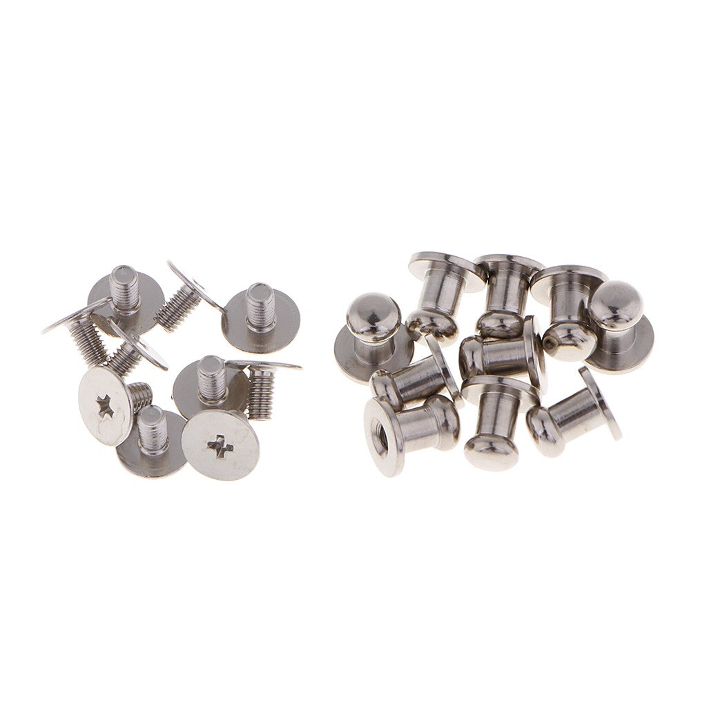 10 pièces 8mm vis Rivets goujon en cuir artisanat ... – Grandado