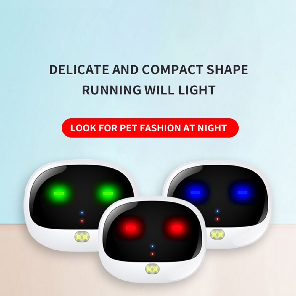 Mini Anti-Loss LED Pet Collar Waterproof Collar Pe... – Grandado