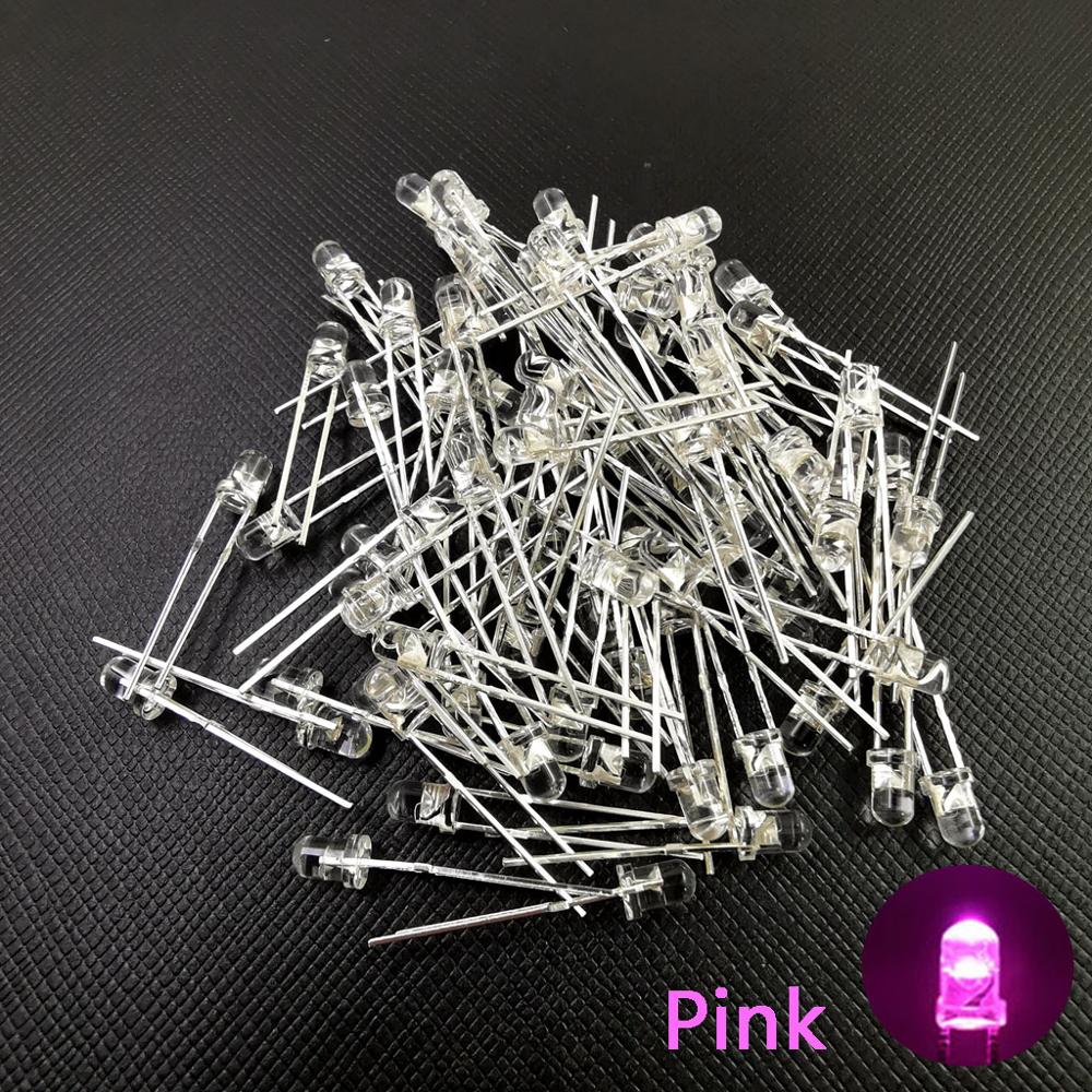 3mm LED Diode 3 mm Assorted Kit White Green Red Bl... – Grandado