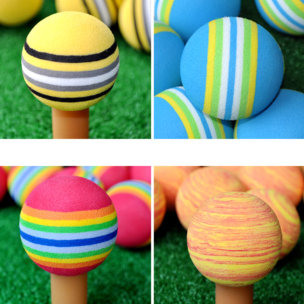 20Pcs/Set EVA Foam Golf Balls Rainbow Sponge Indoo... – Vicedeal