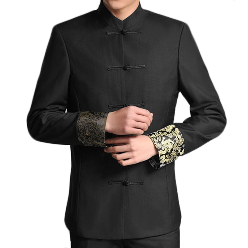 Traditional Chinese Men Tunic Jacket Frog Closure ... – Grandado