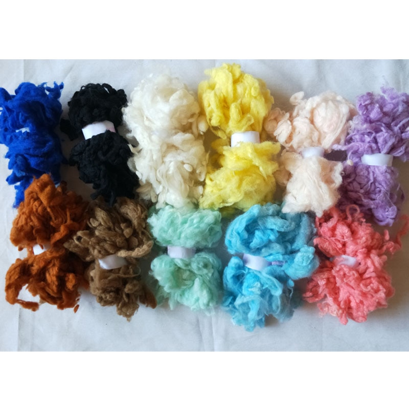 WFPFBEC alpaca curly wool FIBER for wool felt 110g... – Grandado