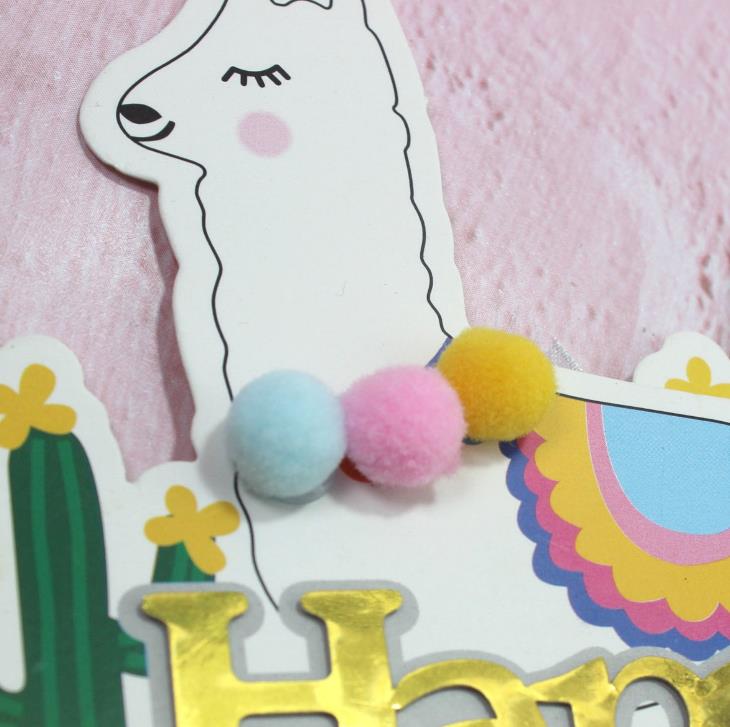 5 stks/set Cartoon Dier Alpaca Lama Cactus Gelukki... – Vicedeal