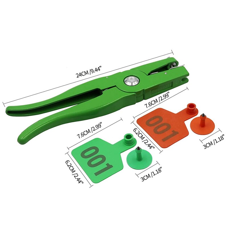 200 Sets Cattle Ear Tags And 1PC Pliers Applicator... – Grandado