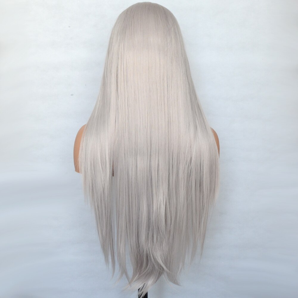 Vogue Beauty Silver Blonde Synthetic Lace Front Wi... – Grandado