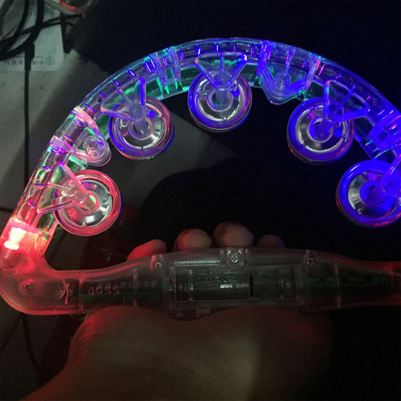 Sensory LED Lighting Toy Flashing Tambourine Music... – Grandado