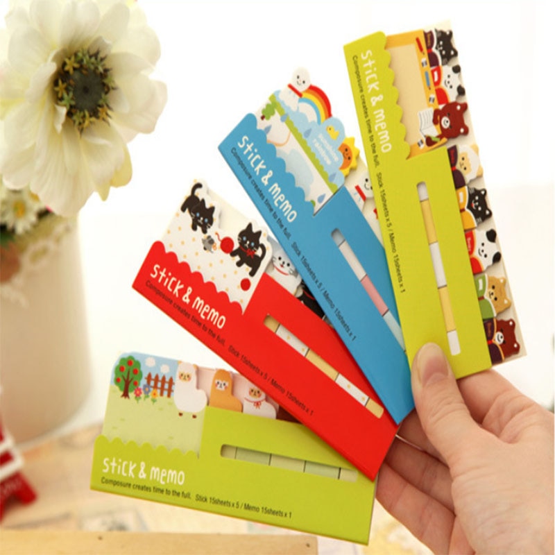 Korea Stick&Memo Kawaii Multi Designs Mixed Sizes ... – Grandado