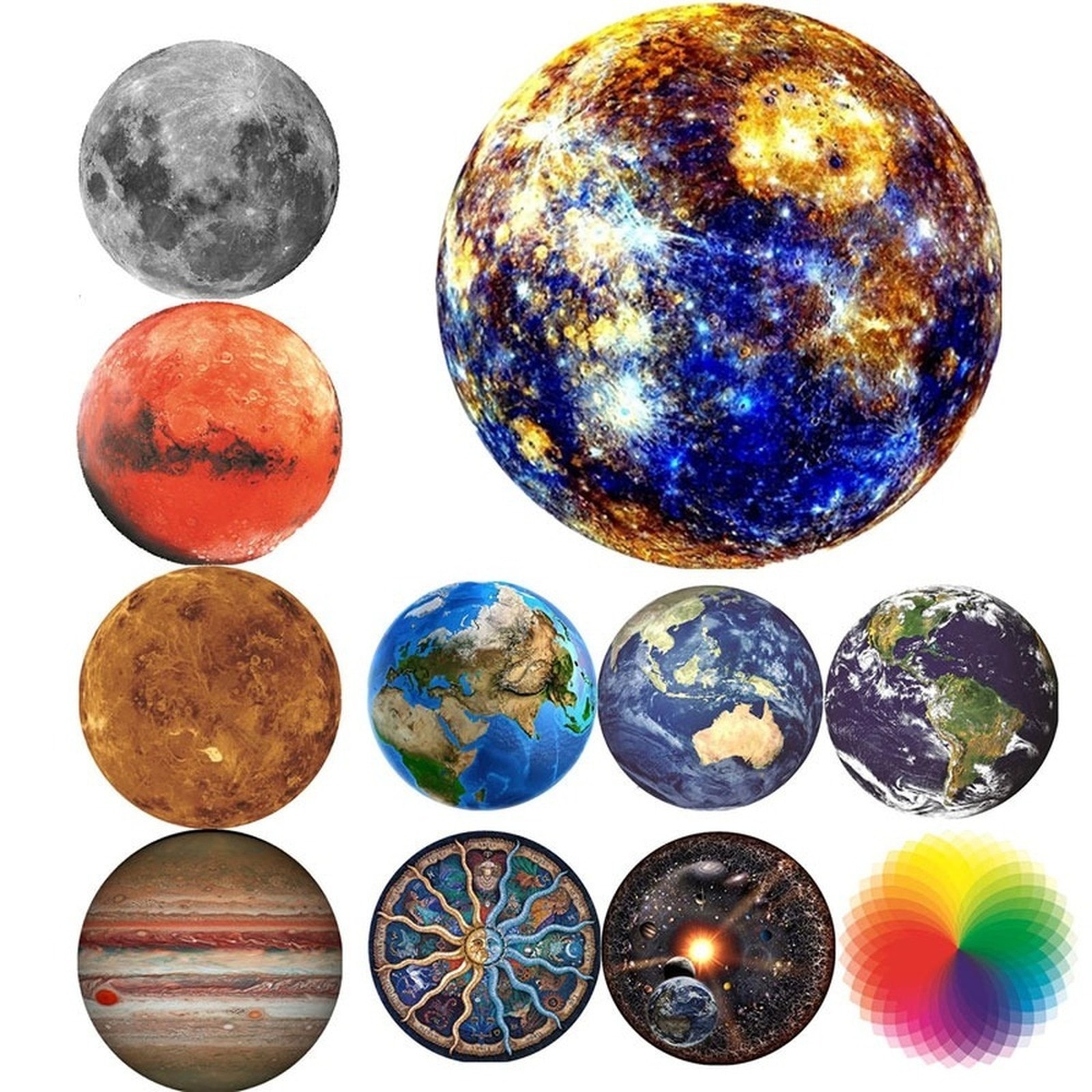 Earth Jigsaw Puzzle 1000 Piece Planet Puzzle Early... – Vicedeal