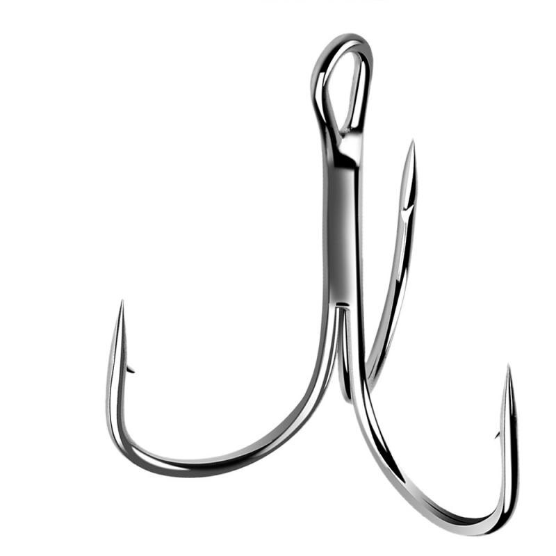 50PCS/lot 4/6/8/10/12/14# Fishhook Carbon Steel Fi... – Grandado
