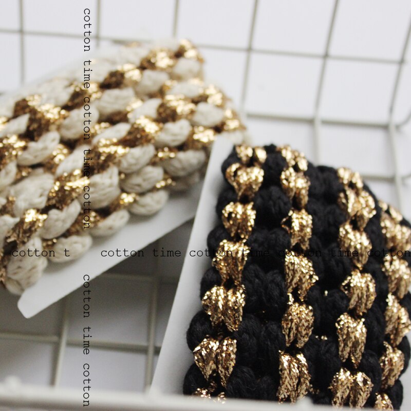 4yards/lot Golden Braid Rope 2cm wide Sewing Acces... – Grandado