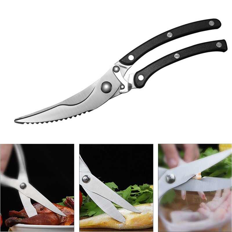 Cutter Cook Tool shear Fish Duck Poultry Chicken Bone steel scissor ...