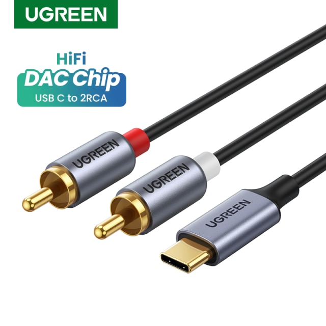 UGREEN USB C to 2 RCA Audio Cable Adapter Type-C t... – Grandado