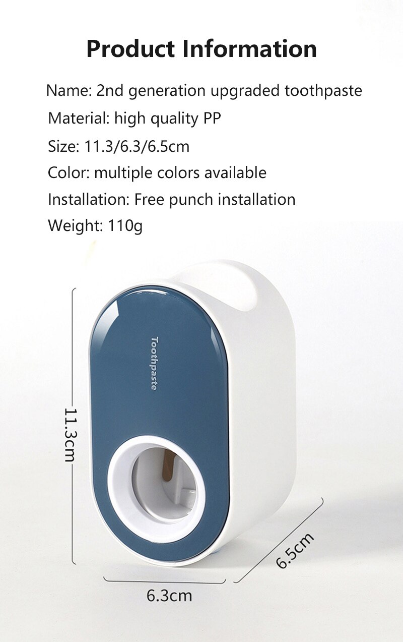 Automatic Toothpaste Dispenser Toothpaste Squeezin... – Grandado