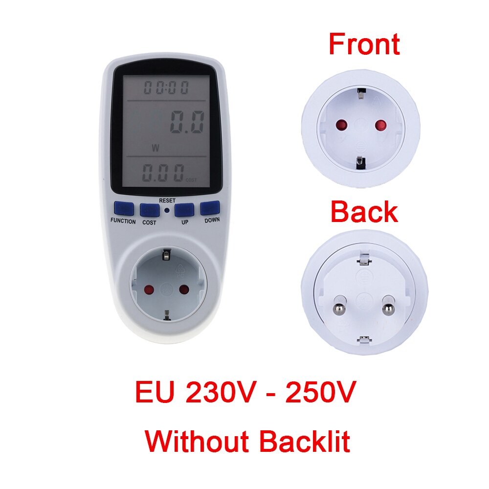Ons Br Eu Plug Ac Power Meter 230V Digitale Voltag... – Vicedeal