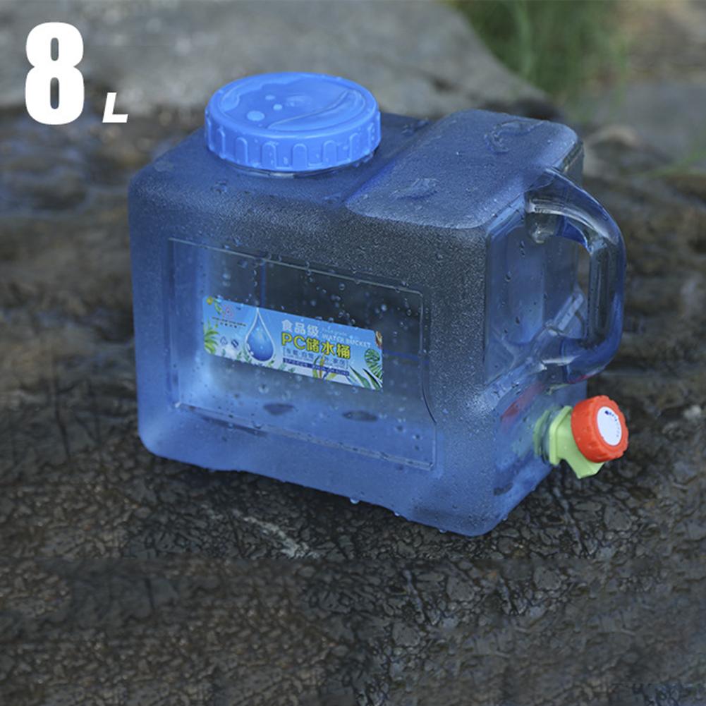 5L/8L Water Bucket Portable Camping Water Containe... – Grandado