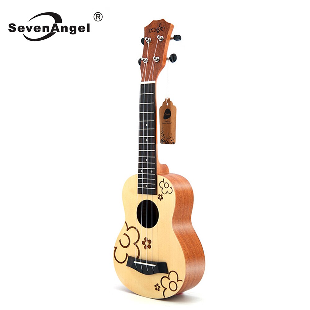 SevenAngel – Ukulele Ingeman en bois d'épicéa ... – Grandado