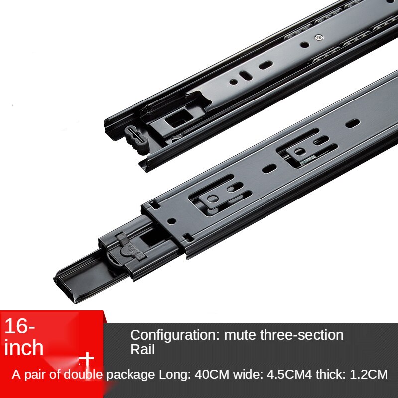 Rvs Lade Schuif Soft Close Lade 10 "- 22" Track Ra... – Grandado