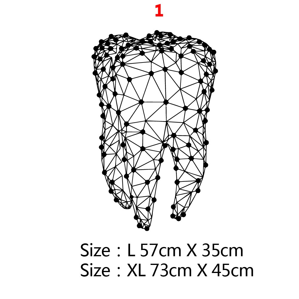 Cartoon zahn Pvc Wand Abziehbilder Für Zahn Dental... – Grandado