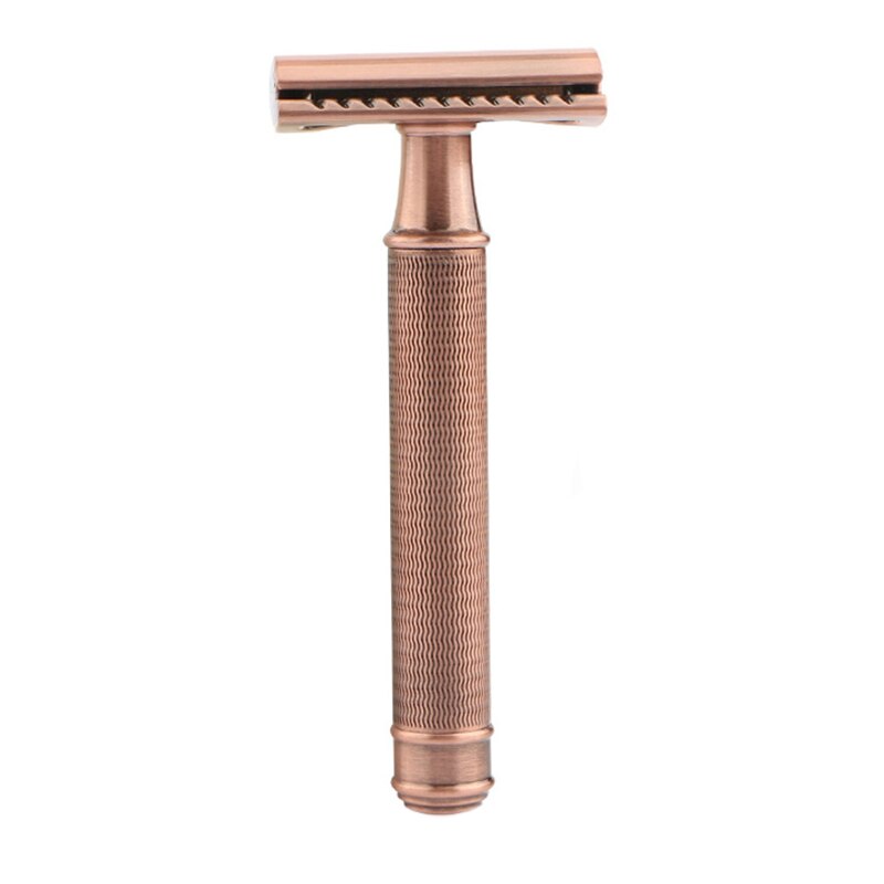 1Pcs Rose Gold Shaving Double Edged Safety Razor C... – Grandado