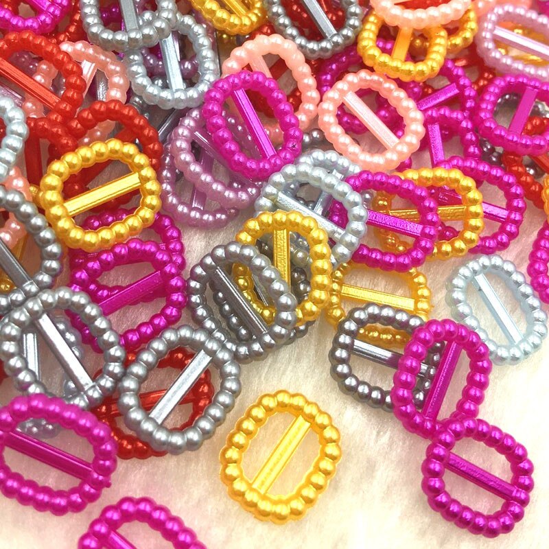 50 stks/partij 10mm Mix/Wit/Beige Bloem Kralen ABS... – Grandado