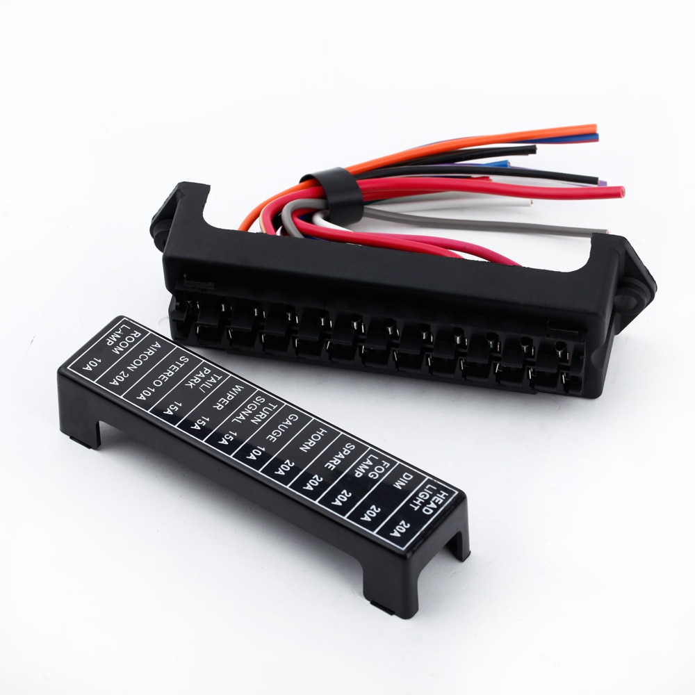 Universal 12 Way ATC ATO 2-input 12-ouput Wire 12V... – Vicedeal