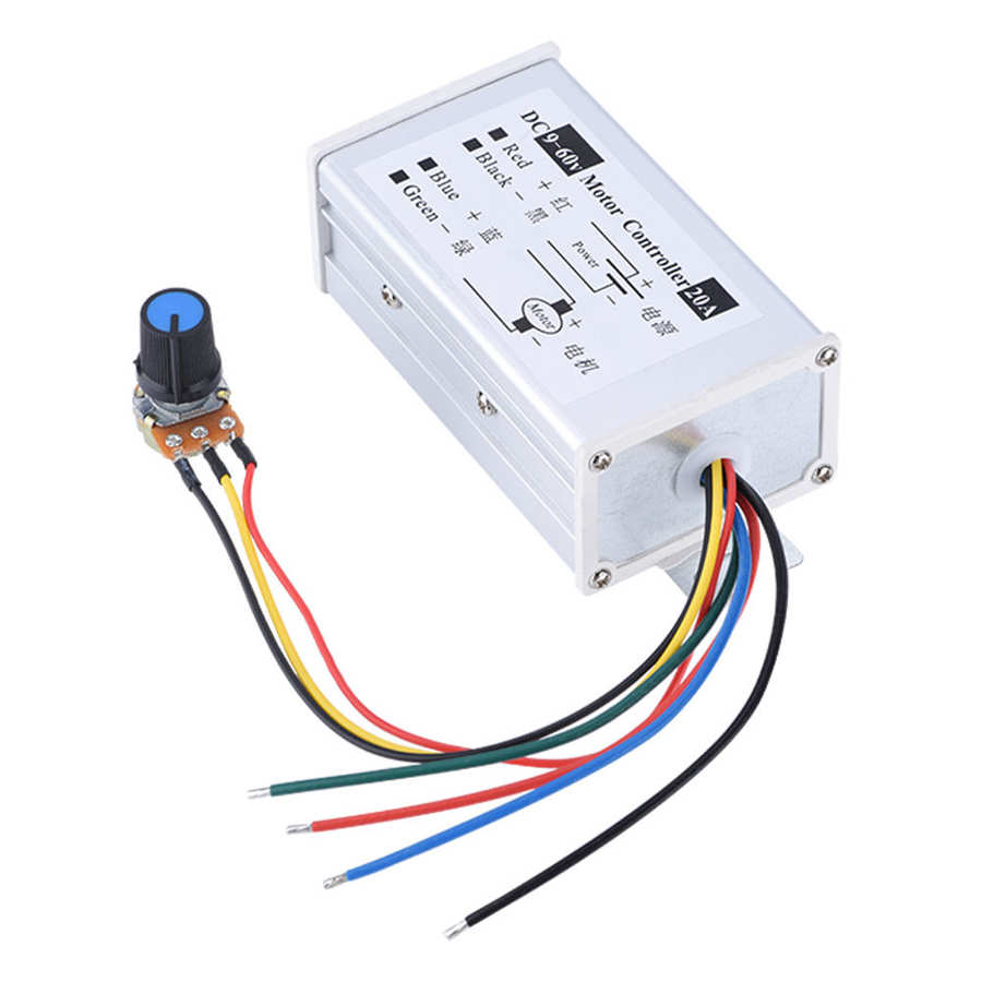Dc 9-60V Pwm Motor Speed Controller 20A 1200W 25Kh... – Vicedeal