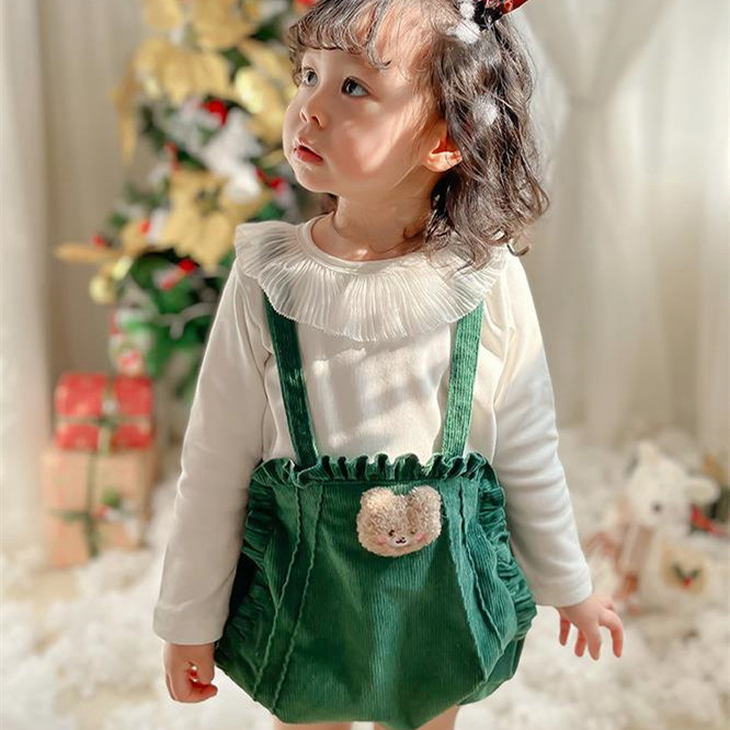 Cekcya-monos de terciopelo para bebé y niña, panta... – Grandado