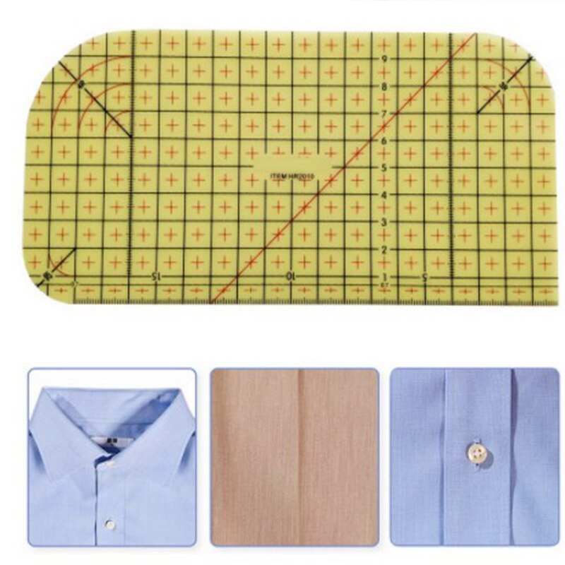 iron ruler fabric measuring tools DIY sewing ruler... – Grandado