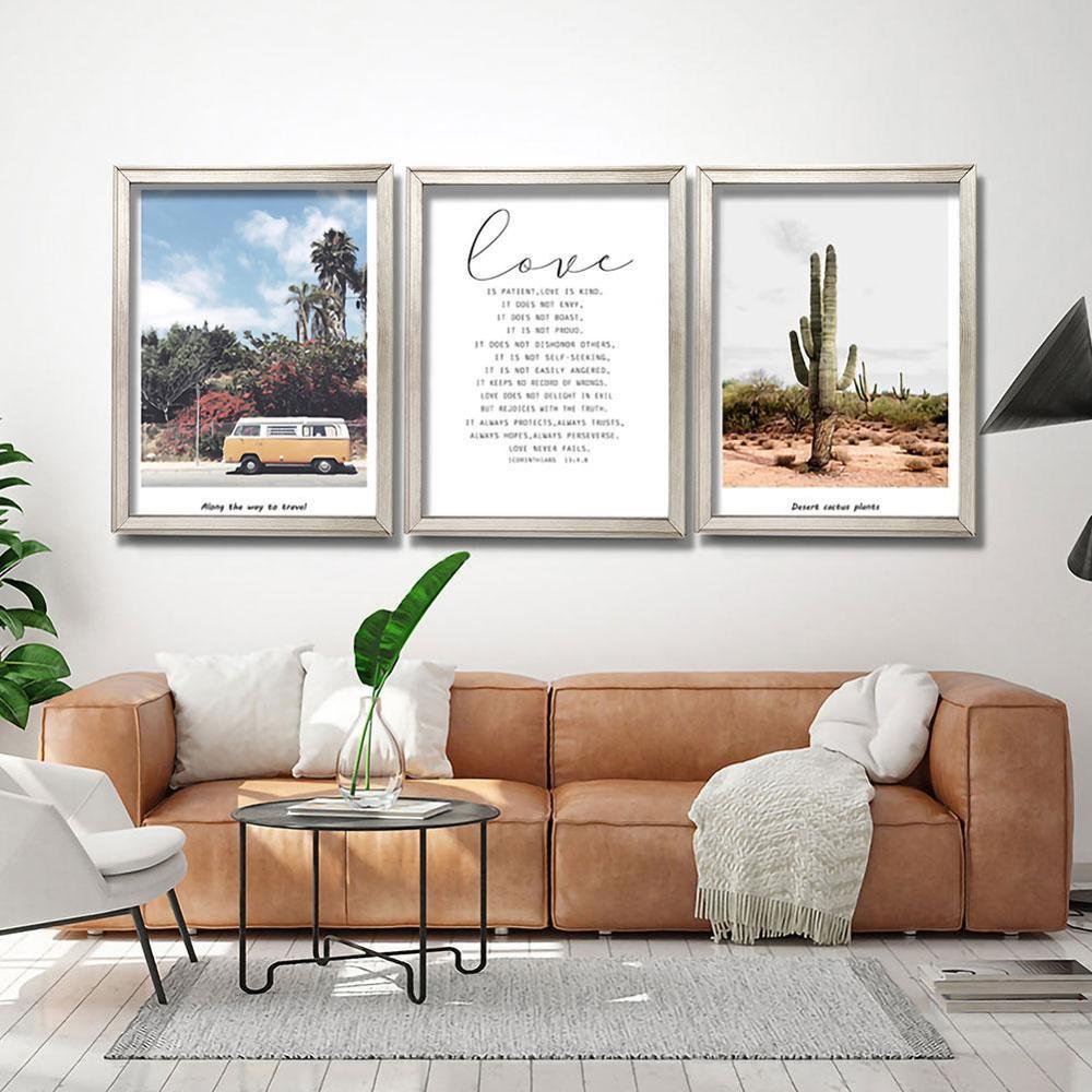 40*50 Wall Frame Canvas Oil Paintings Frame Natura... – Grandado