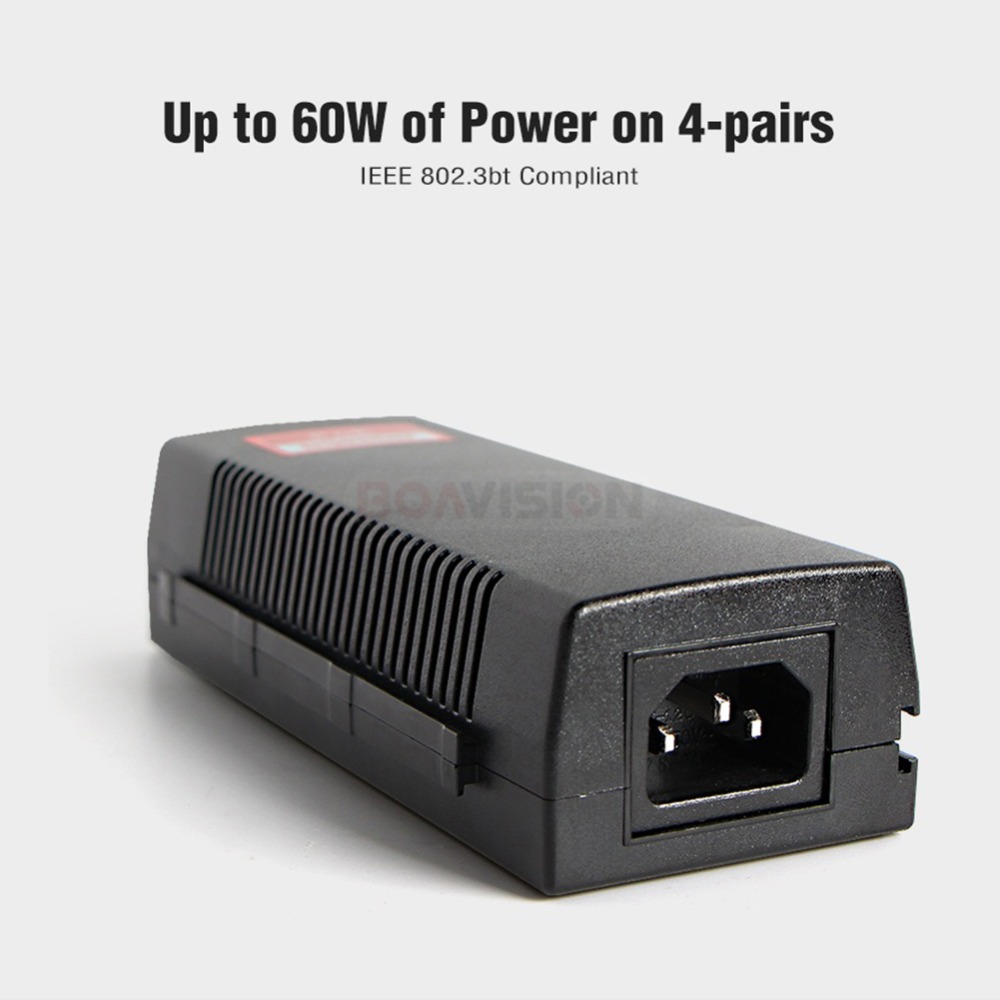1000Mbps Gigabit 60W Hi Power Poe Injector Compati... – Vicedeal