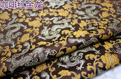 Width 59'' Chinese Dragon Jacquard Brocade Pattern... – Grandado