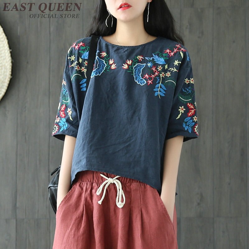 Camisa blusa China ropa tradicional China para muj... – Grandado