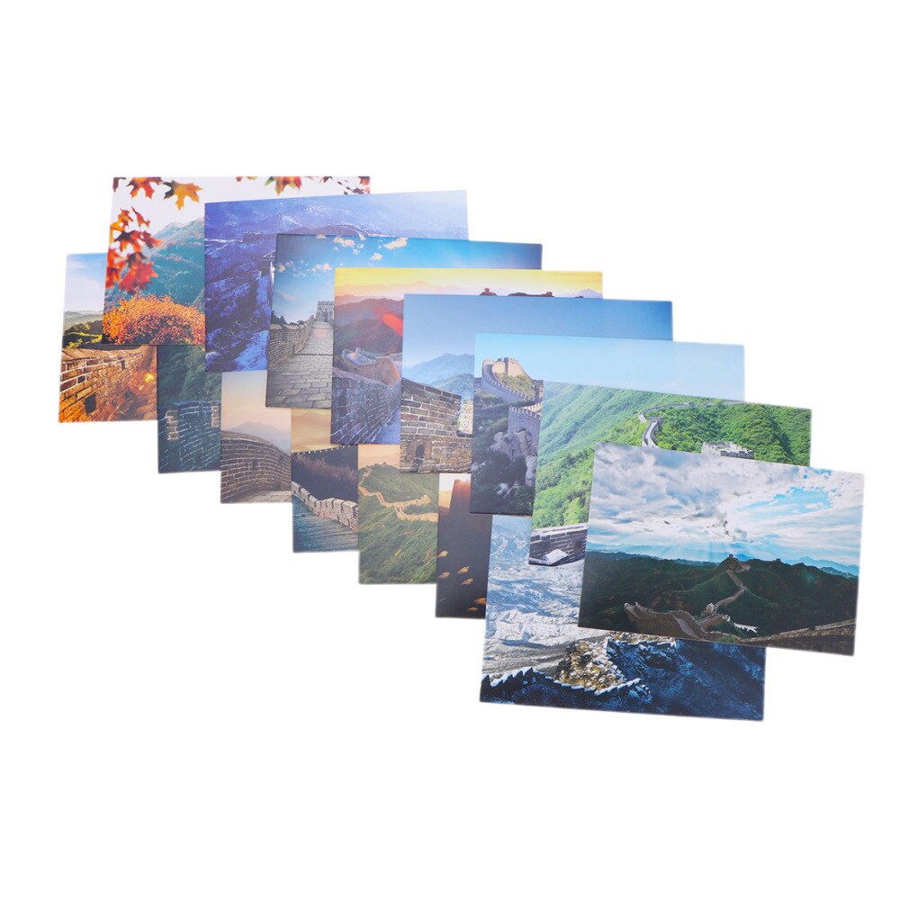 15Pcs Traditional Chinese Postcards The Great Wall... – Grandado