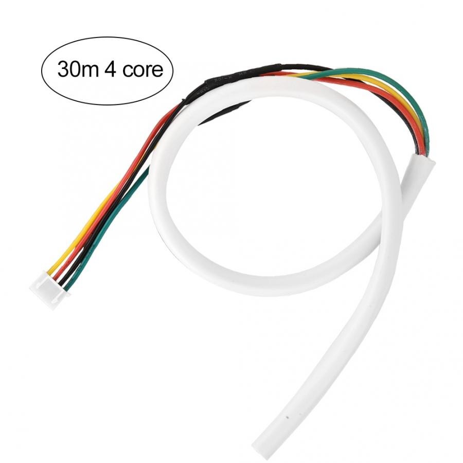 4 Core 30 m 0.5mm Ronde Witte Flexibele Koperen Ka... – Vicedeal