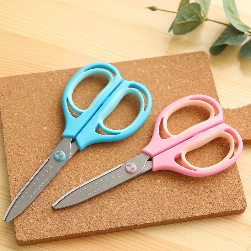 Japan KOKUYO Black Air Scissors Fluoride No Easy G... – Grandado