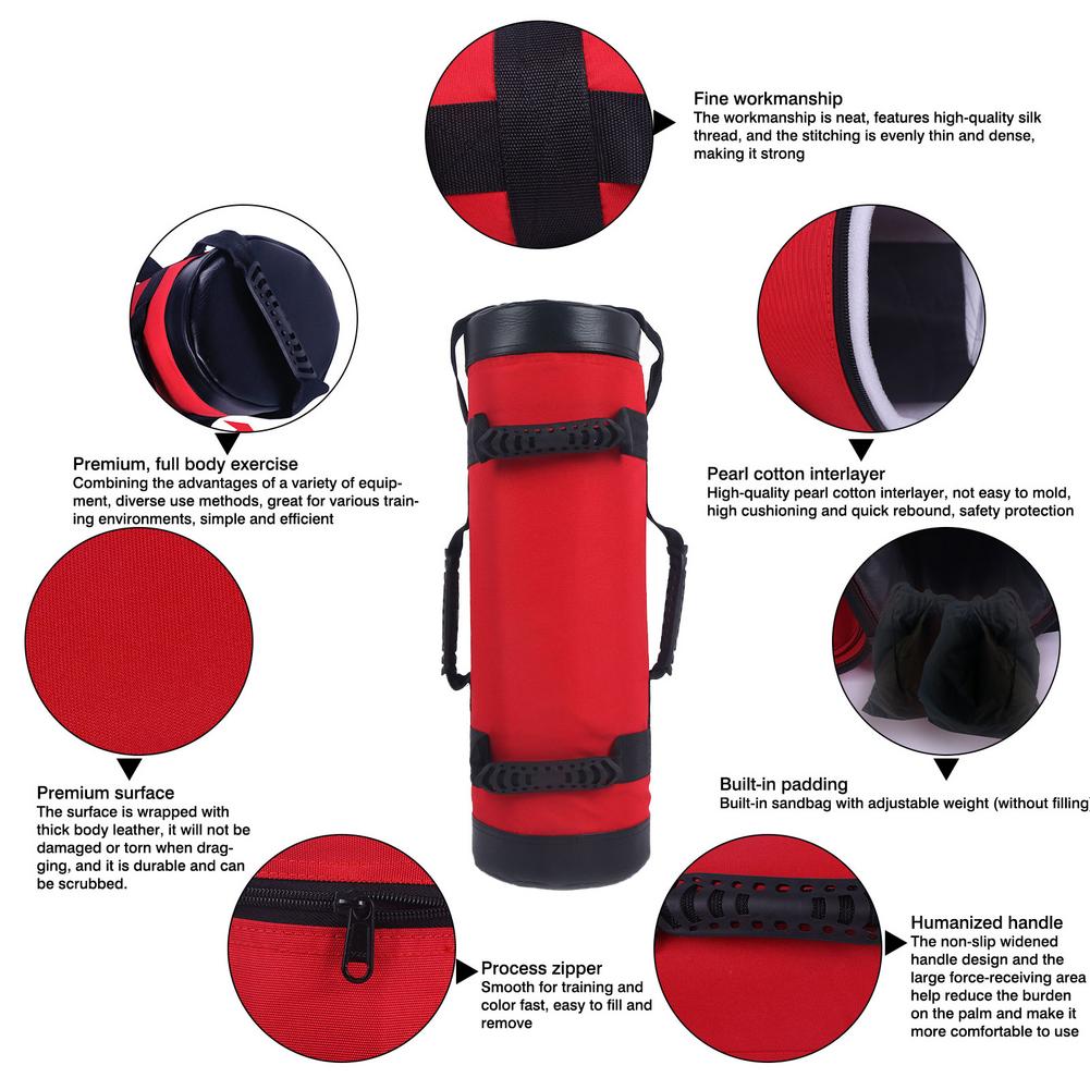 6 Size Workout Sandbag Crossfit Weight Sand Thick ... – Grandado