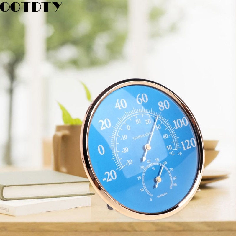 Large Round Thermometer Hygrometer Temperature Hum... – Grandado