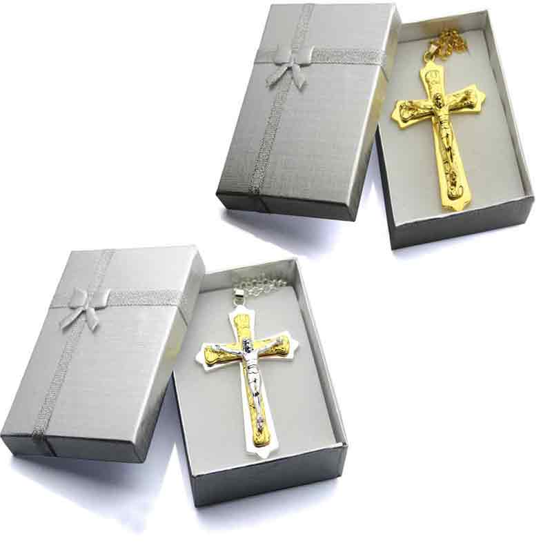 Jesus Pendant necklace Men Classic Gold-color Chok... – Grandado