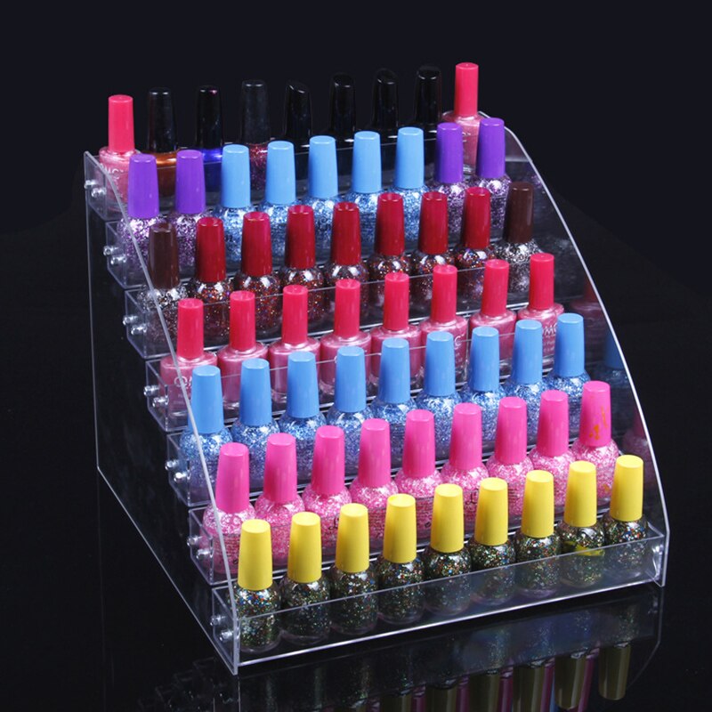 2 To 4 Tier Acrylic Nail Polish Rack Tabletop Disp... – Grandado