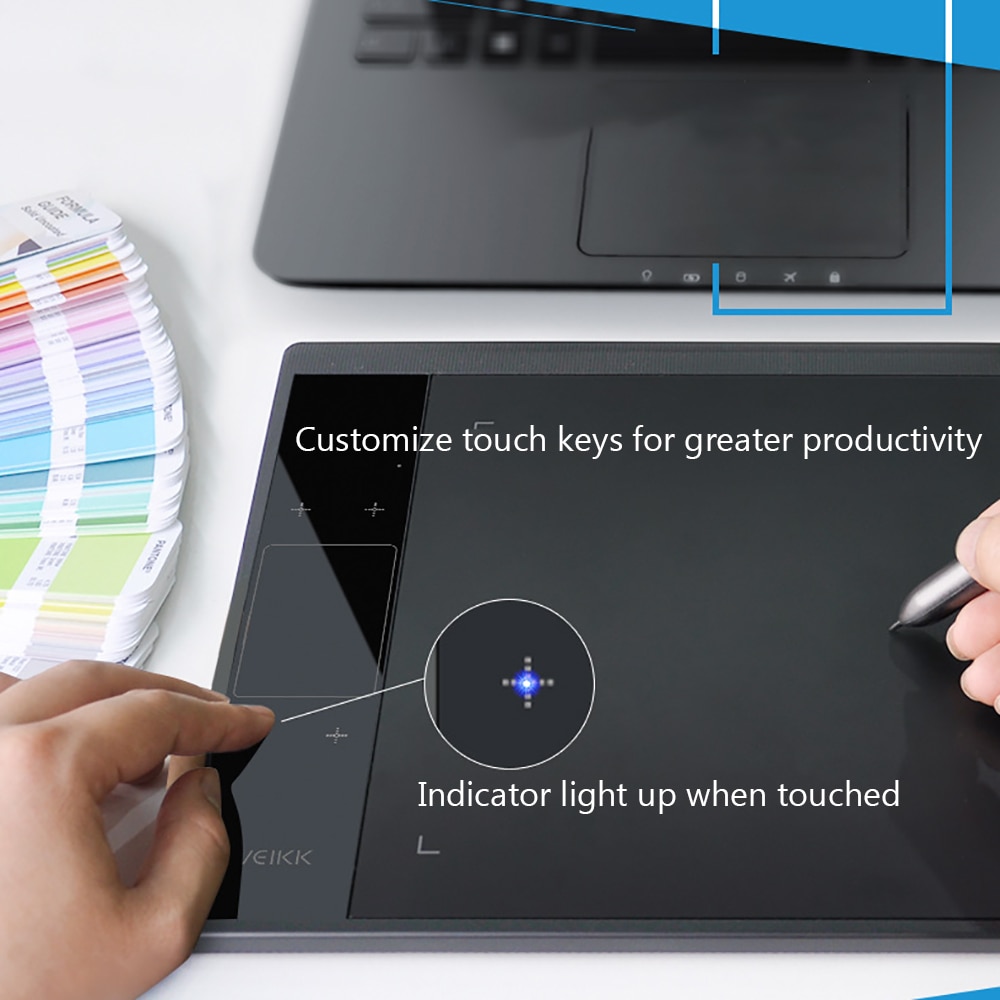 Veikk a30 digital grafik tegning tablet 10*6 tomm... – Grandado