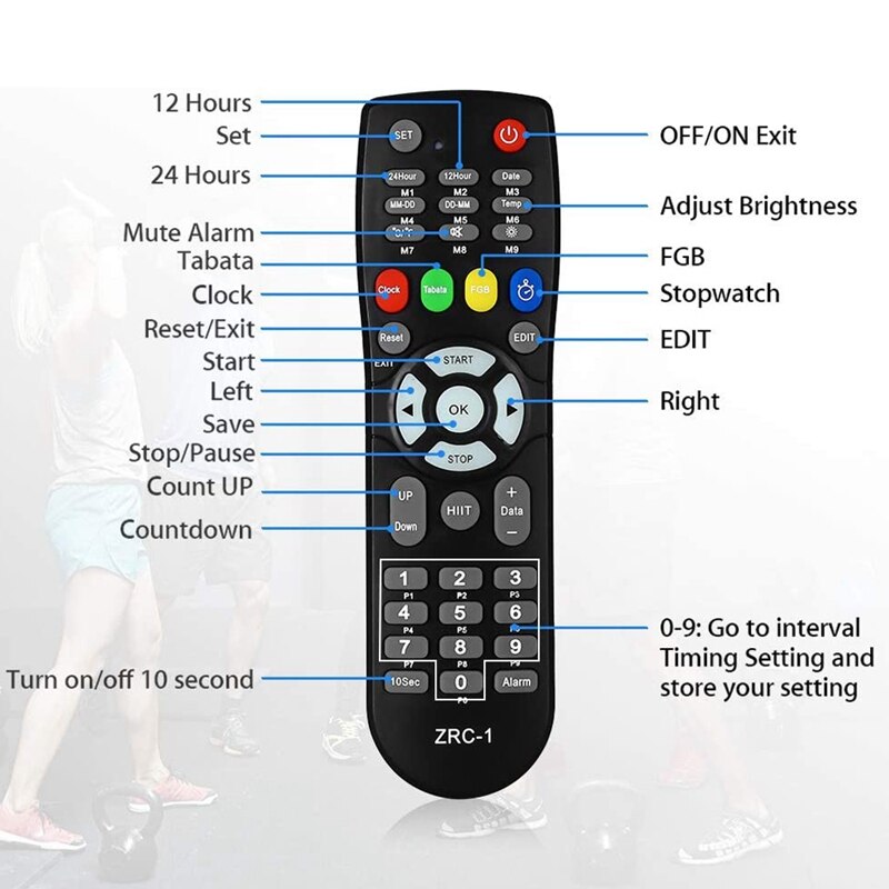 LBER LED Interval 1.5Inch 6 Digits Gym Workout Tim... – Vicedeal