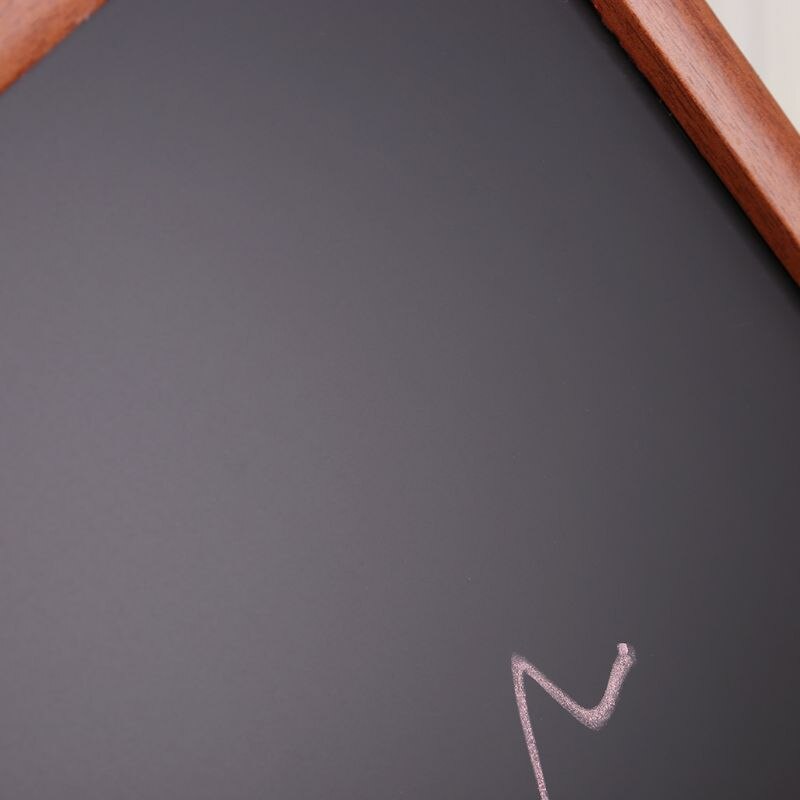 Rectangle Hanging Wooden Message Blackboard Chalkb... – Vicedeal