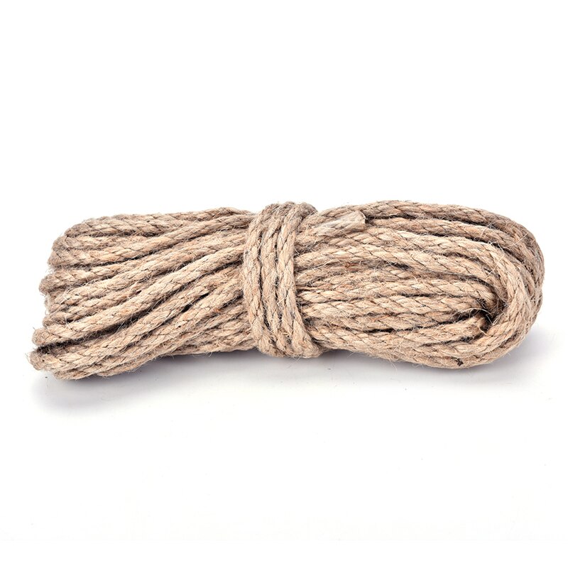 10M * 6MM Natürliche Sackleinen Hessischen Jute Bi... – Vicedeal