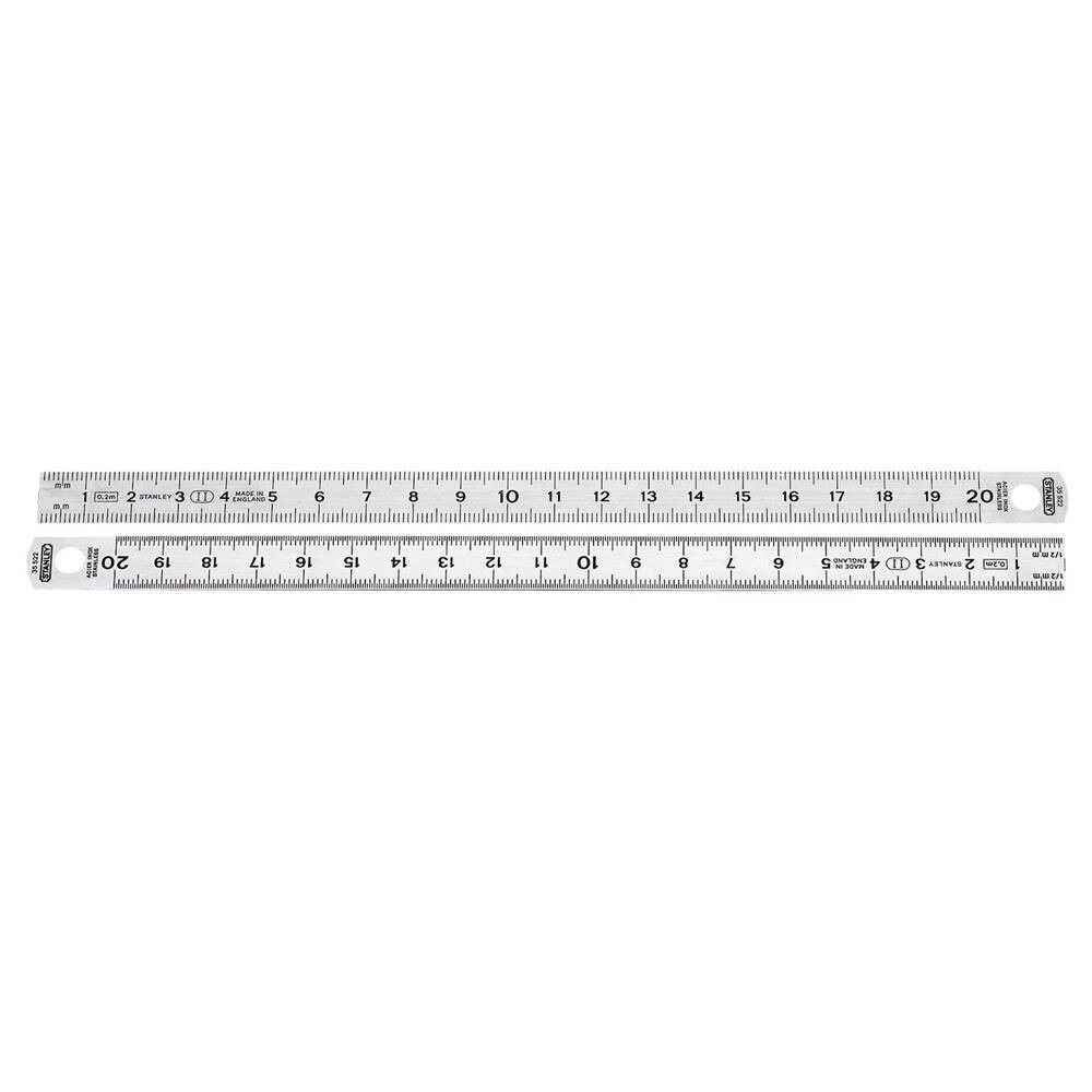 Stanley ST135522 Steel Ruler, 20 cmX13mm – Vicedeal