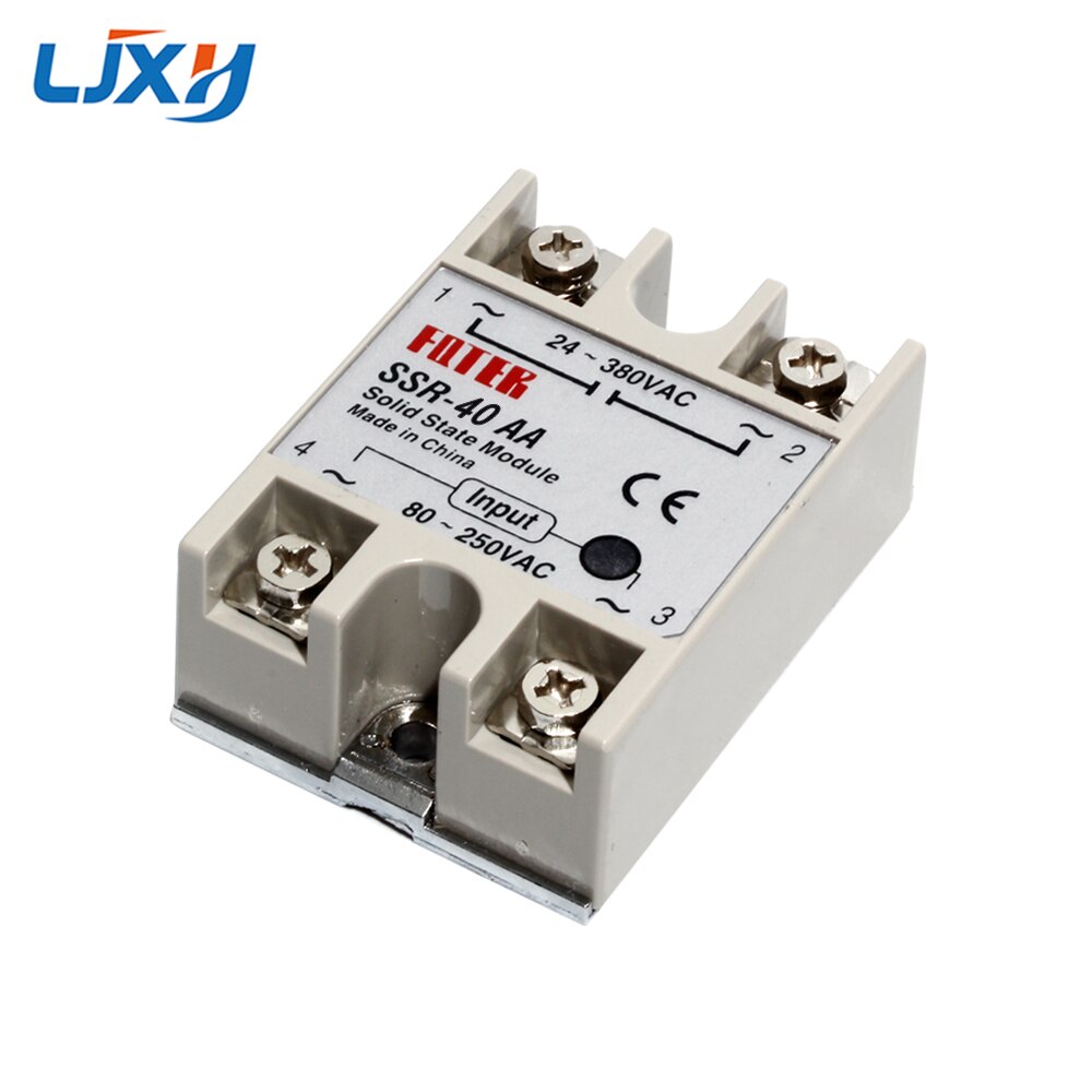 Ljxh Eenfase Ssr Solid State Relais Module AC-AC 1... – Grandado
