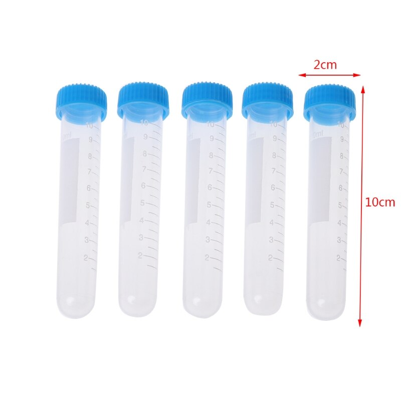 5 Pcs 10 Ml Volume Plastic Fles Met Schroefdop Tra... – Grandado