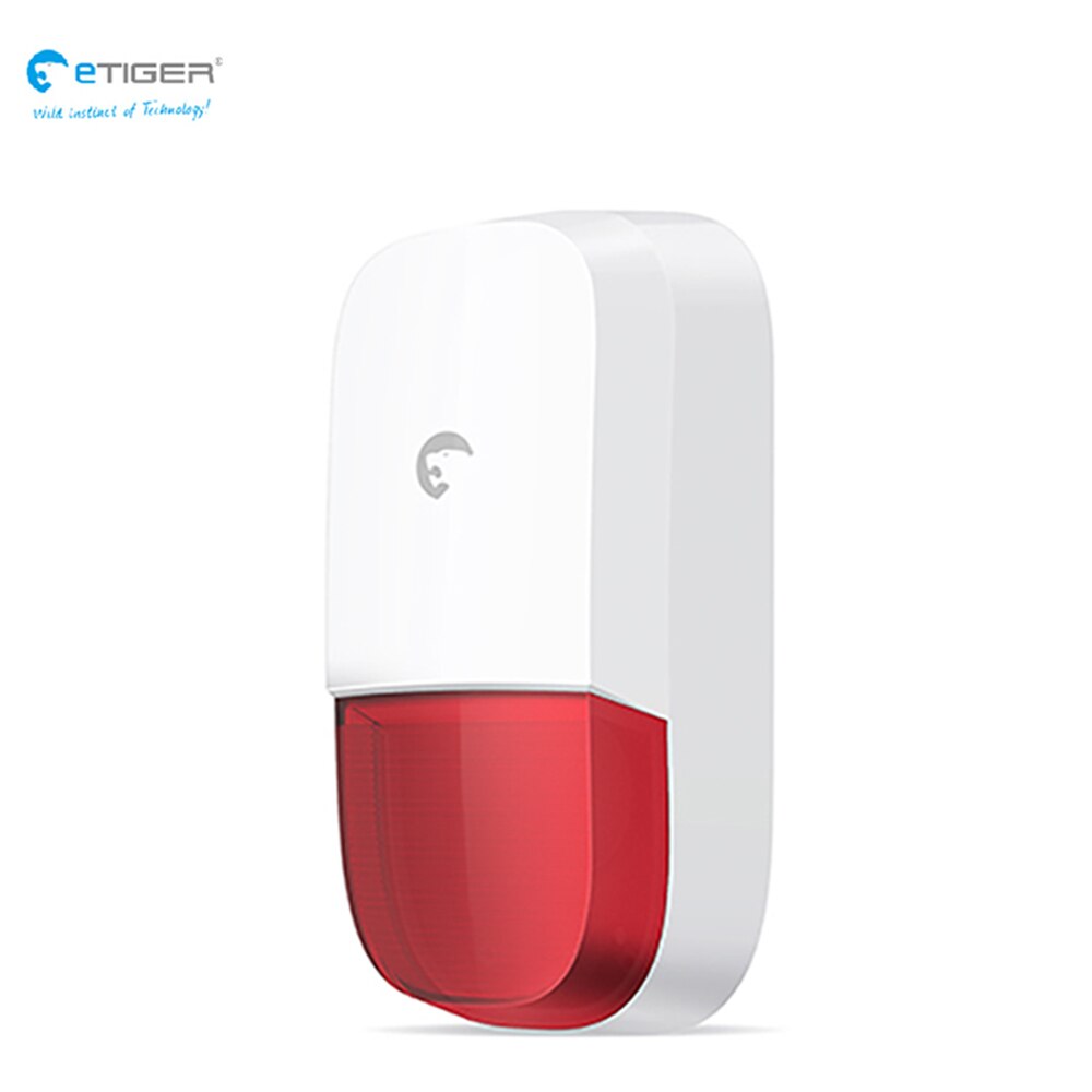 ES-S7B Draadloze 433Mhz Strobe Sirene Geluid Alarm... – Grandado