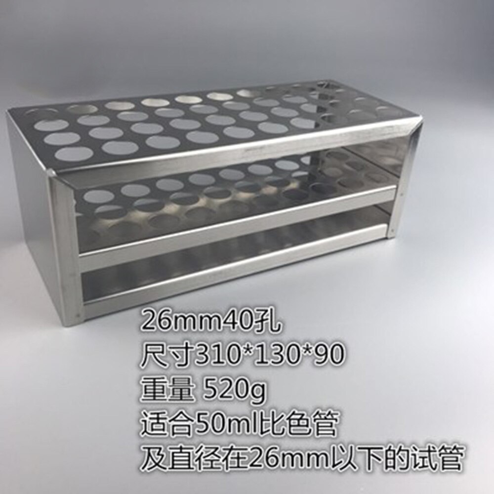 40 holes diameter 26mm Stainless Steel Test Tube S... – Grandado