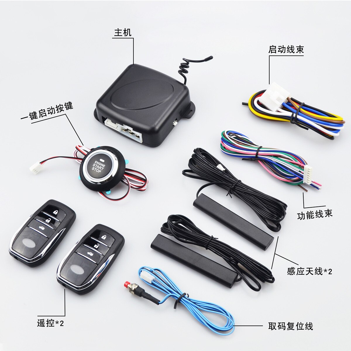 Keyless Entry System Car Start Stop Button Univers... – Grandado