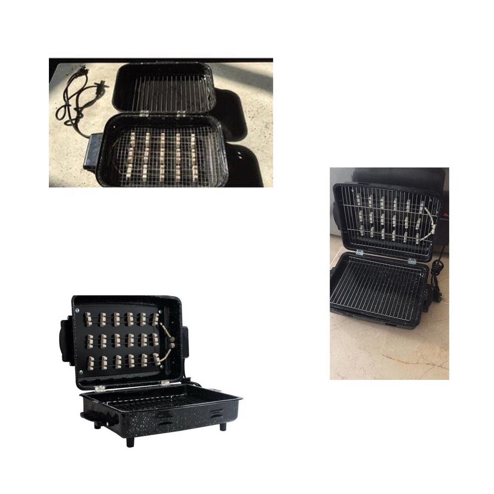 Electric Enameled Meat Fish Grill Barbecue Heater ... – Vicedeal